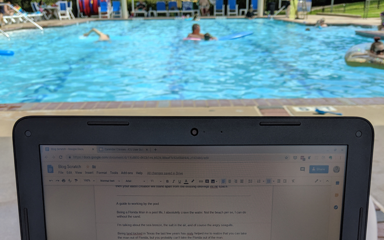 A guide to working by the pool by Josh Sherman